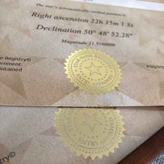 Buy Name A Star Gifts From Our online Australian Star Registry